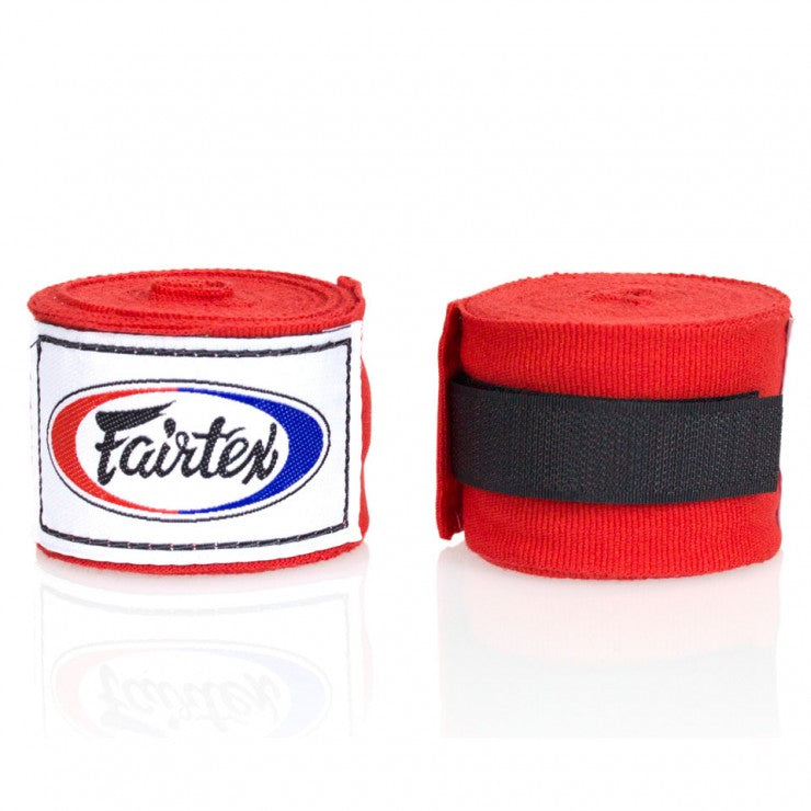 FAIRTEX 4.5M STRETCH HAND WRAPS-RED – Champs Bxing ltd