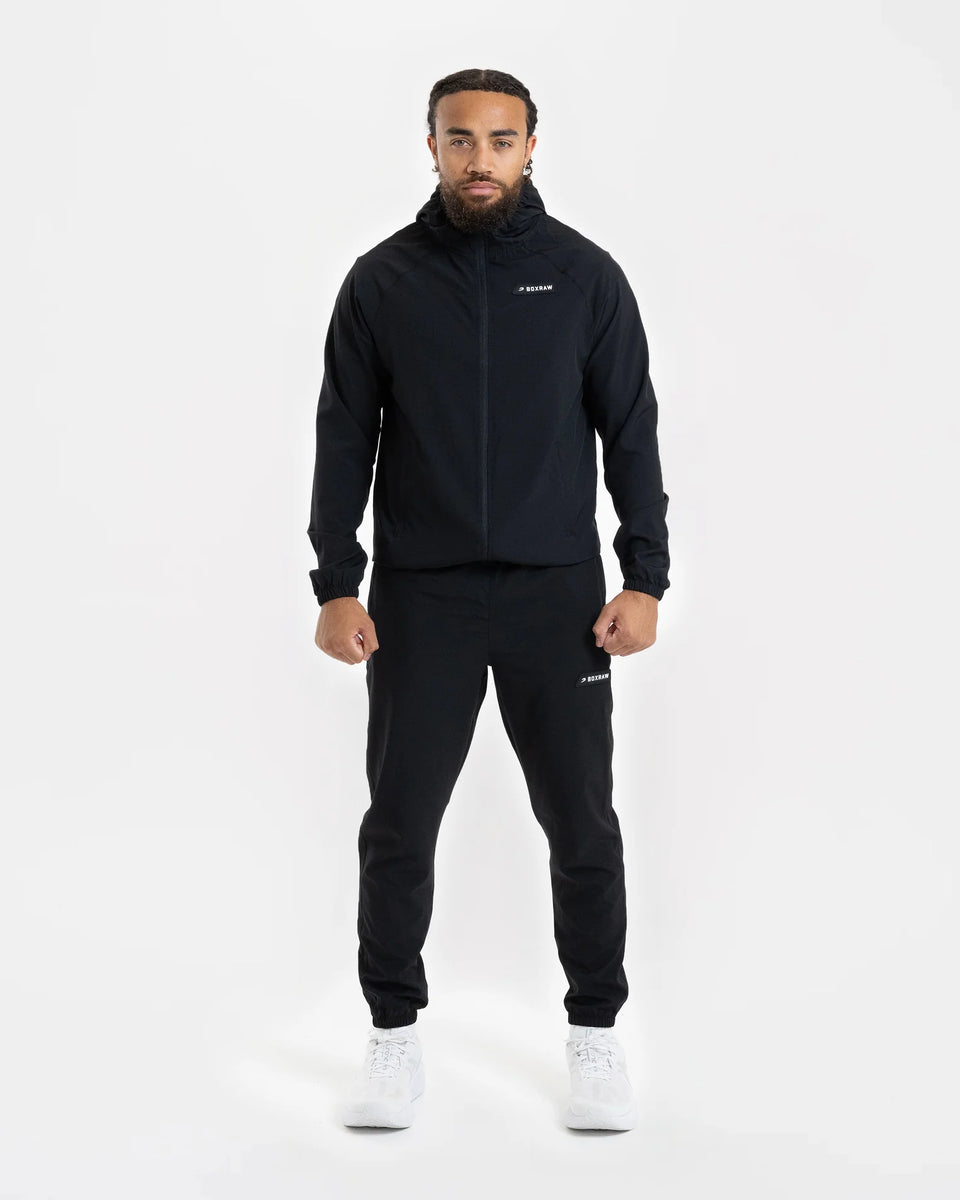 BOXRAW ROBINSON TRACKSUIT SET - BLACK – Champs Bxing ltd