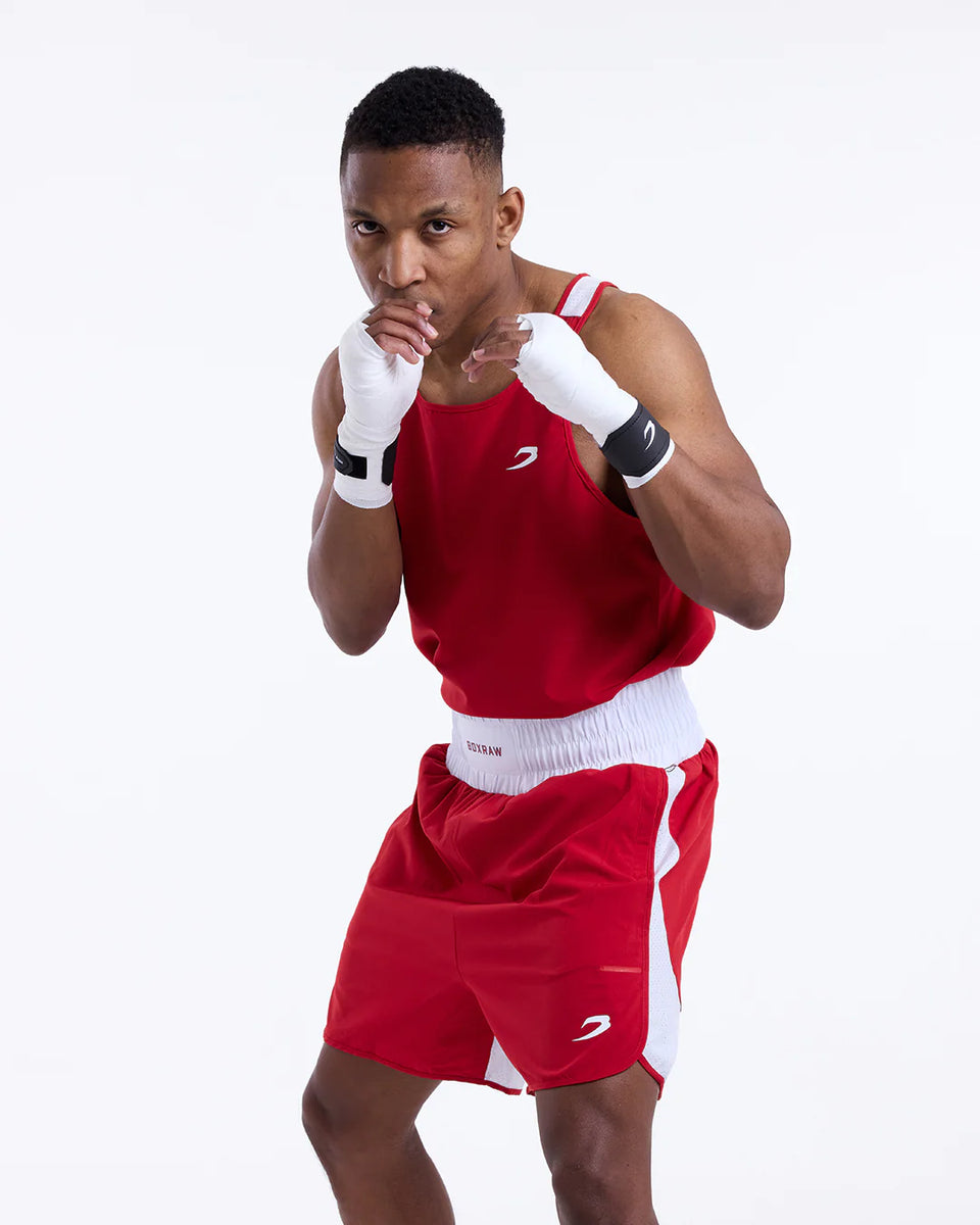 BOXRAW STEVENSON AMATEUR BOXING SET - RED – Champs Bxing ltd