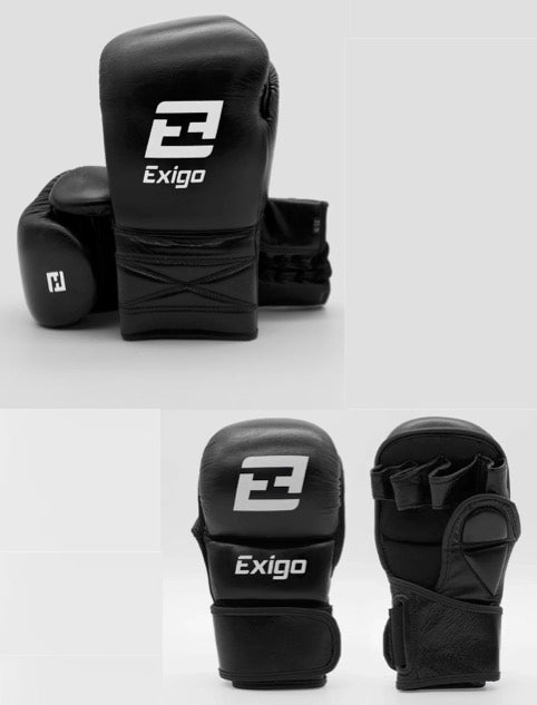 EXIGO STEALTH MMA SPARRING SET - BLACK – Champs Bxing ltd