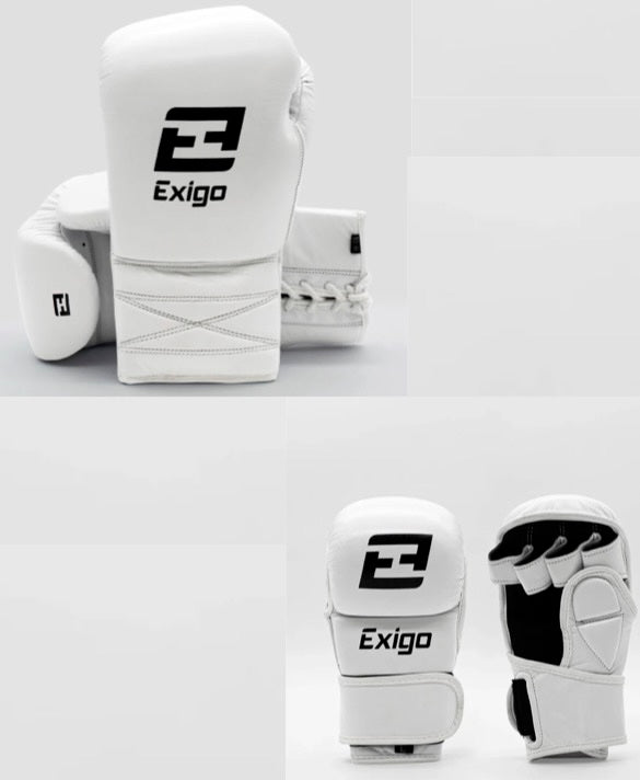 EXIGO STEALTH MMA SPARRING SET - WHITE – Champs Bxing ltd