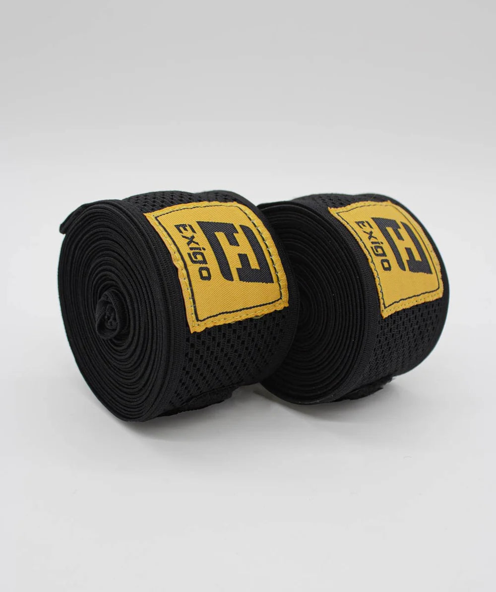 EXIGO® F8 FORTIS STRETCH 5M AIR HANDWRAPS - BLACK – Champs Bxing ltd