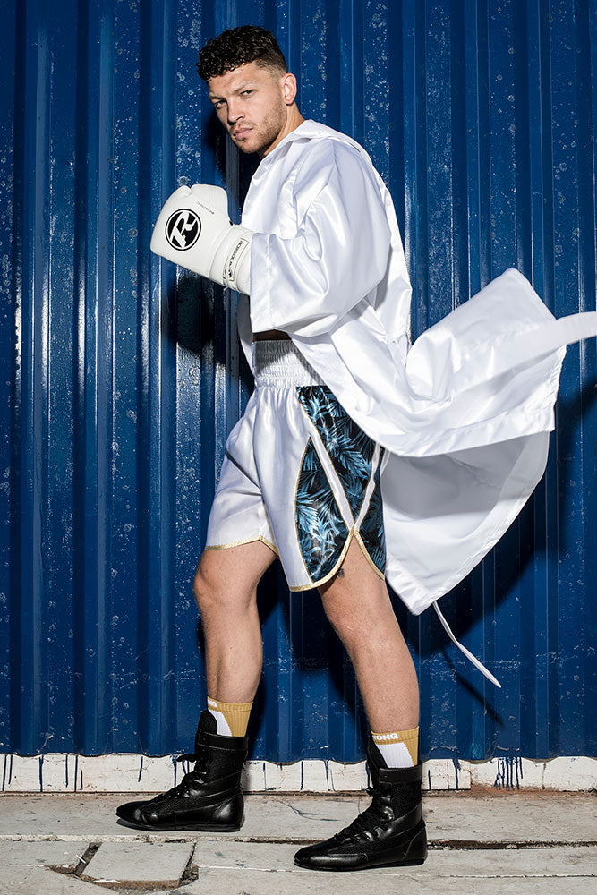 CUSTOM MADE CLASSIC SATIN BOXING ROBE – Champs Bxing ltd