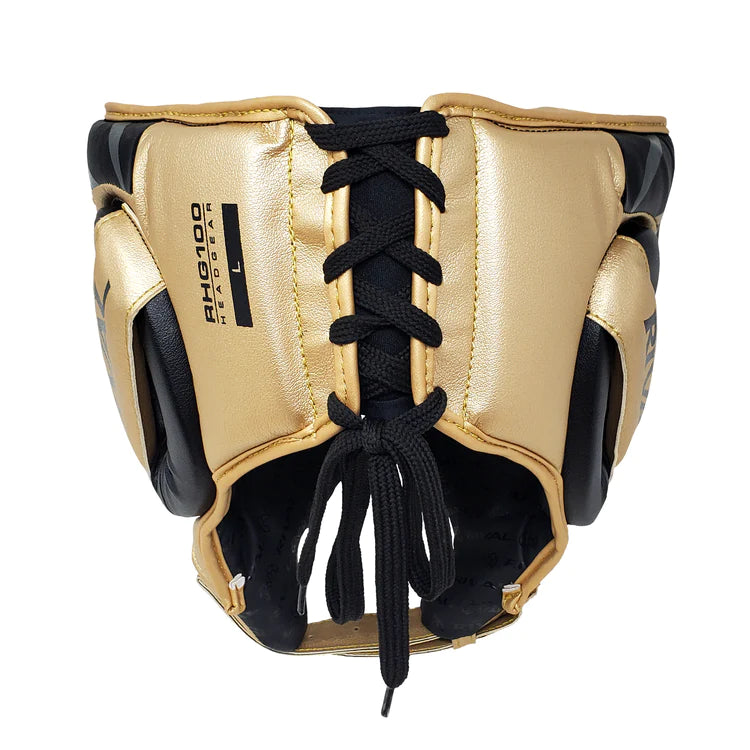RIVAL RHG100 PROFESSIONAL HEADGUARD-BLACK/GOLD – Champs Bxing ltd