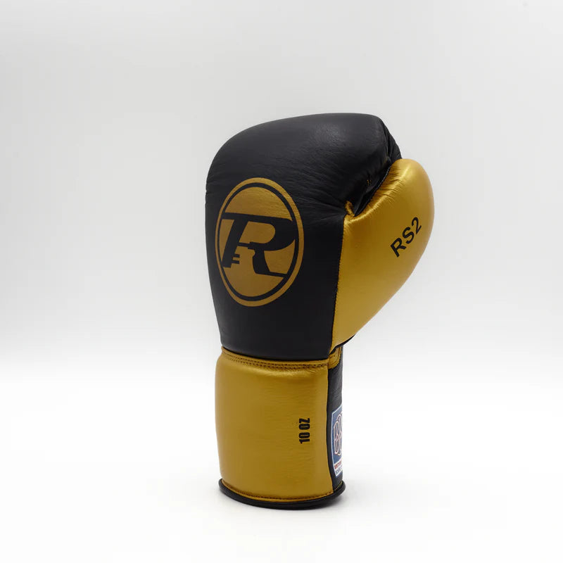 RINGSIDE PRO CONTEST LACE RS2-BLACK/GOLD – Champs Bxing ltd