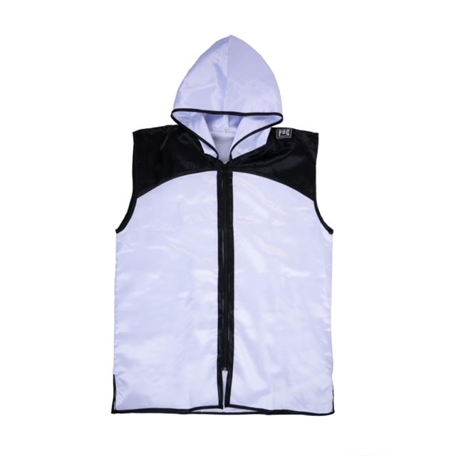 PUG ATHLETIC RING JACKET-WHITE/BLACK – Champs Bxing ltd