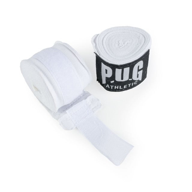 PUG ATHLETIC HANDWRAPS-WHITE – Champs Bxing ltd